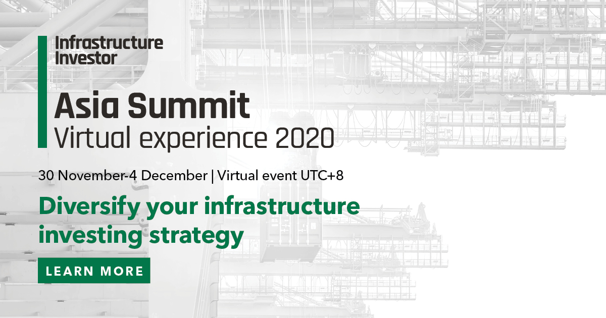 Infrastructure Investor Asia Summit Virtual experience 2020 | Asia's ...