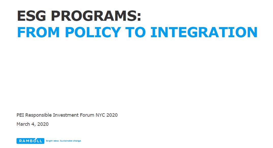 Responsible Investment Forum New York | Events EN