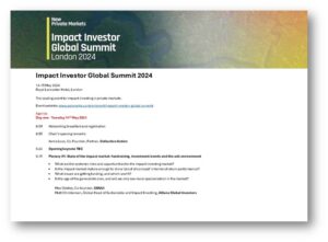 Impact Investor Global Summit 2024 | #1 event for private markets