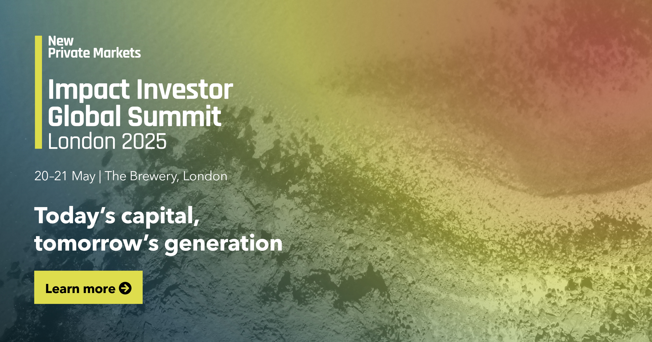 Impact Investor Global Summit 2026 | #1 event for private markets