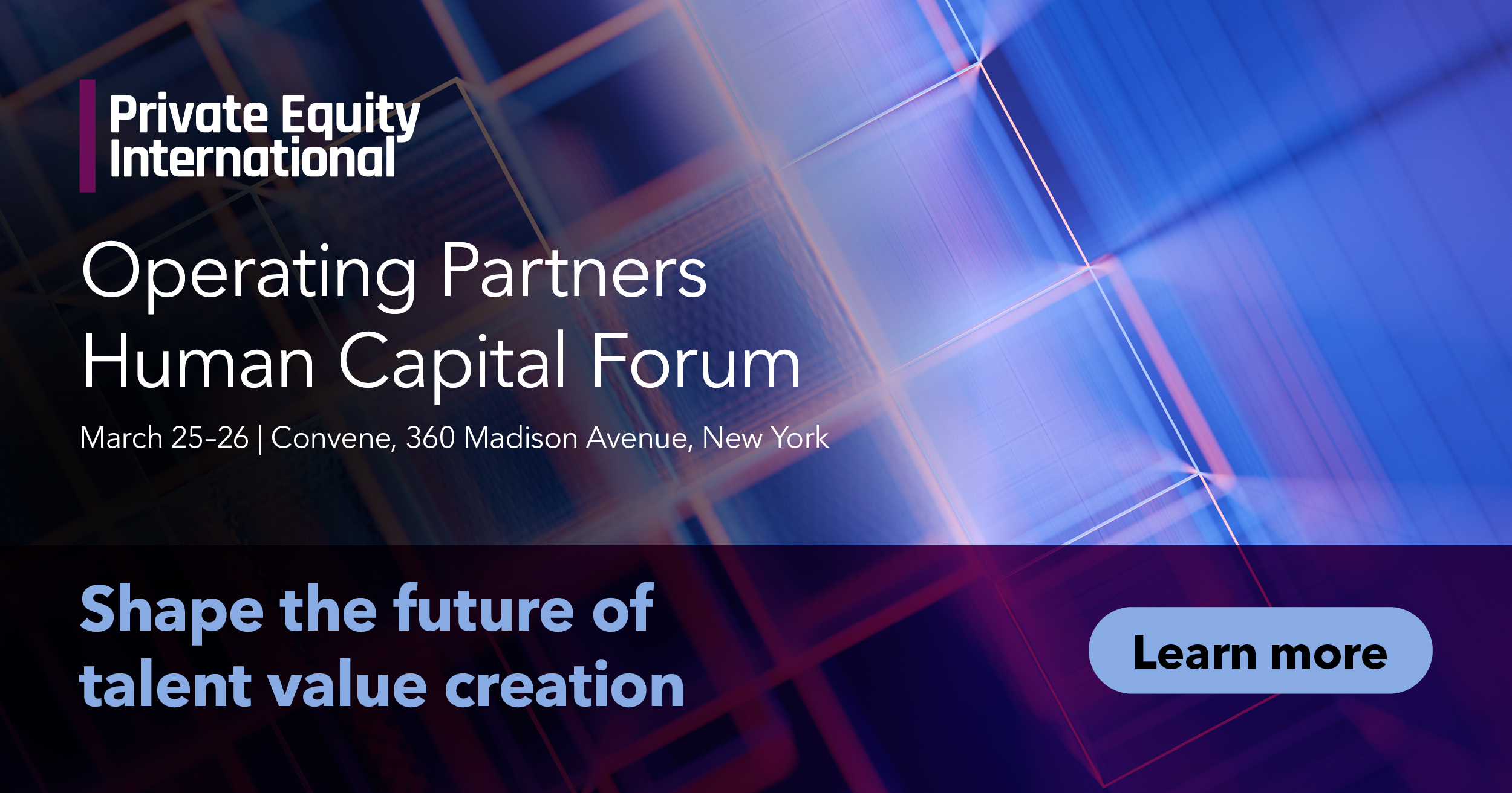 Operating Partners Human Capital Forum | March 25-26 2026 | New York