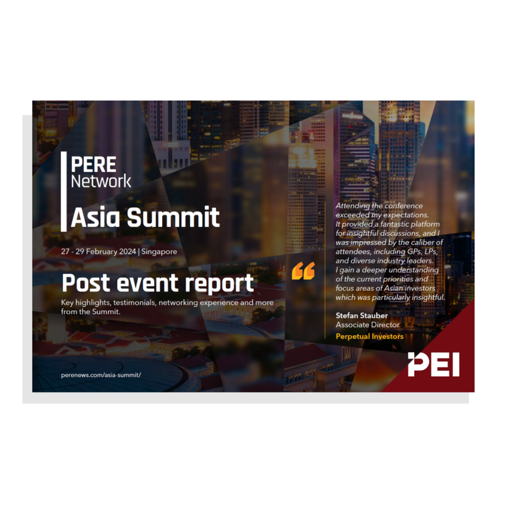 PERE Asia Summit 2025 | Expand your investor network