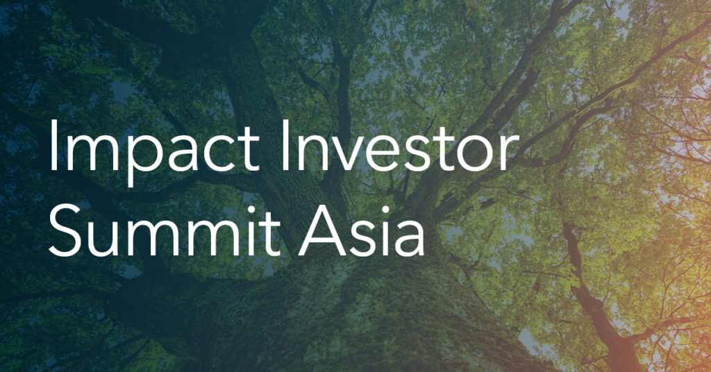 Sustainable Investor Summit Asia | Events EN